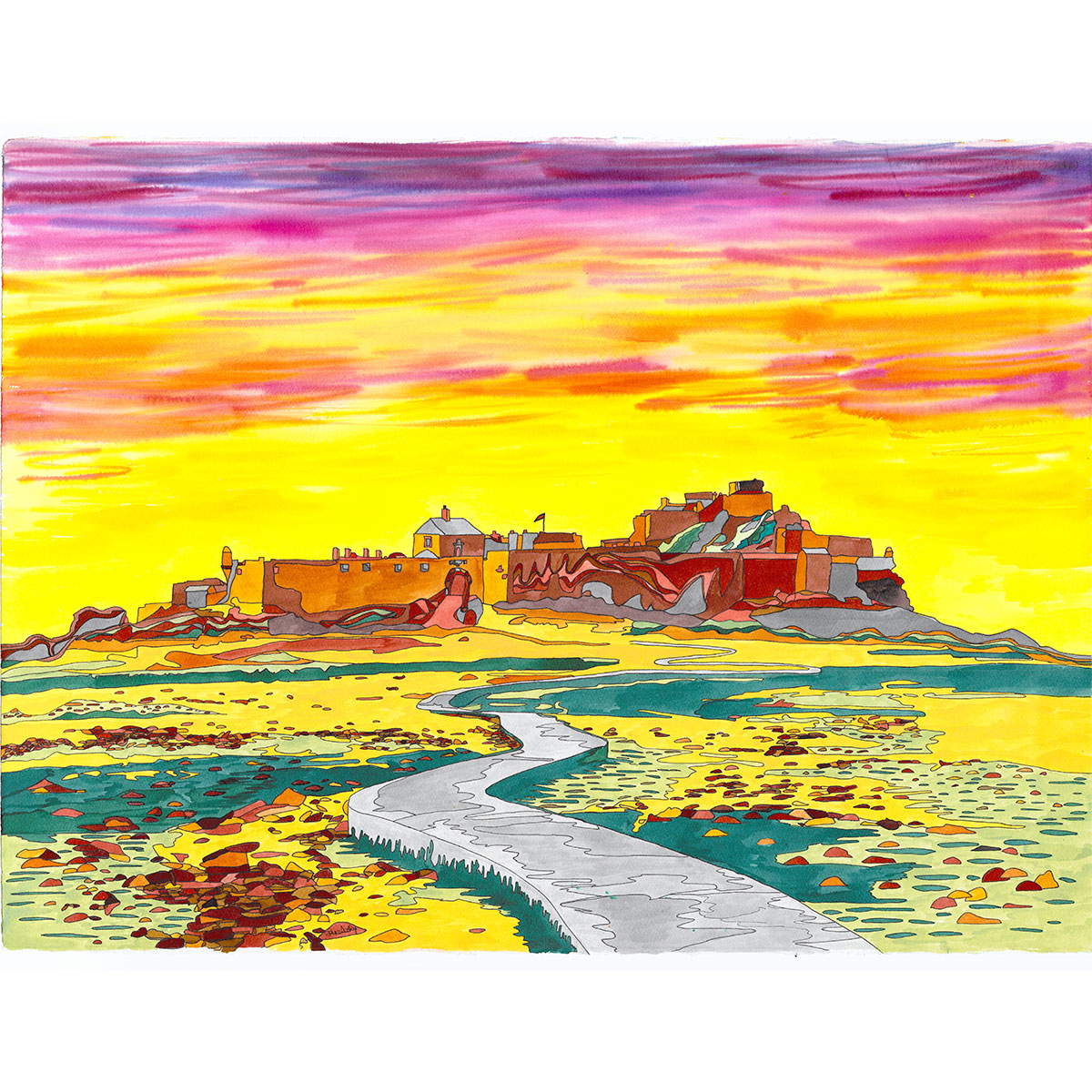 Elizabeth Castle - Jane Style Art